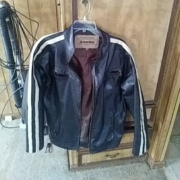 Machine | Jackets & Coats | Leather Bikers Jacket | Poshmark